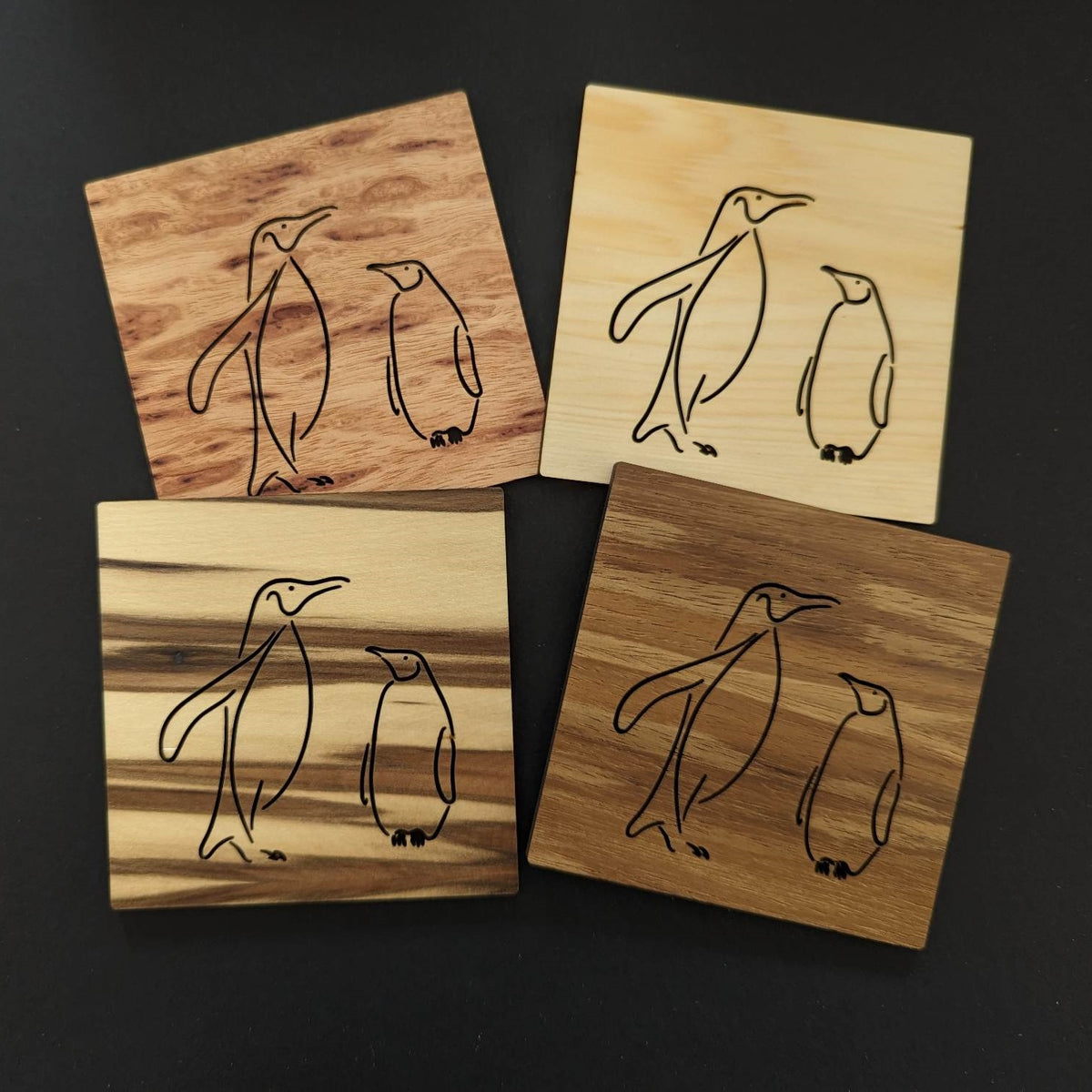 Penguin Coasters – nitchi design